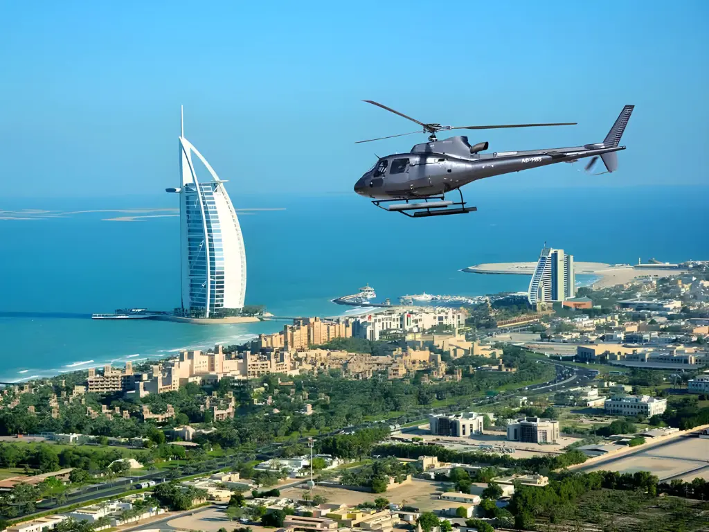 12 Mins Iconic Helicopter Tour | Helicopter Ride Dubai